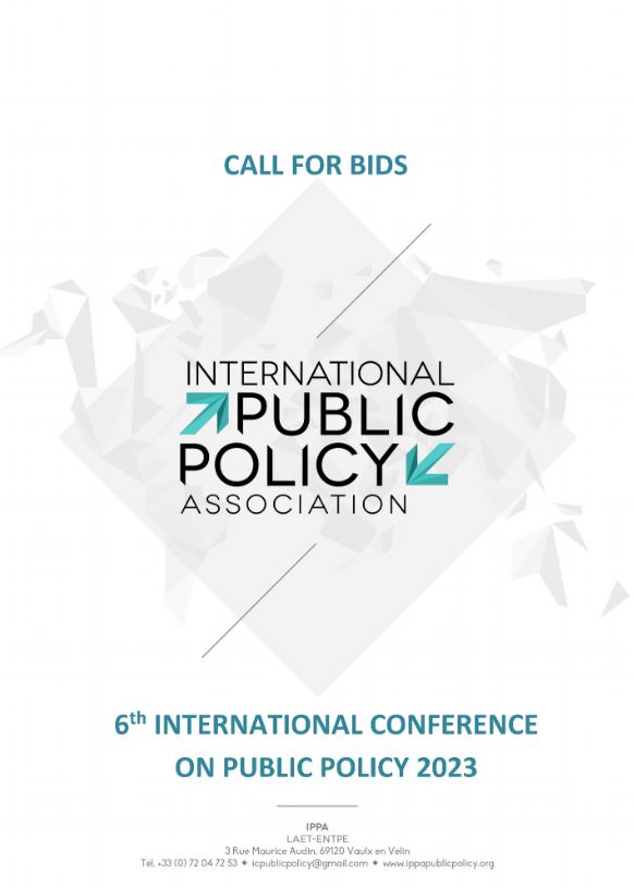 IPPA - CALL FOR BIDS - ICPP6 2023